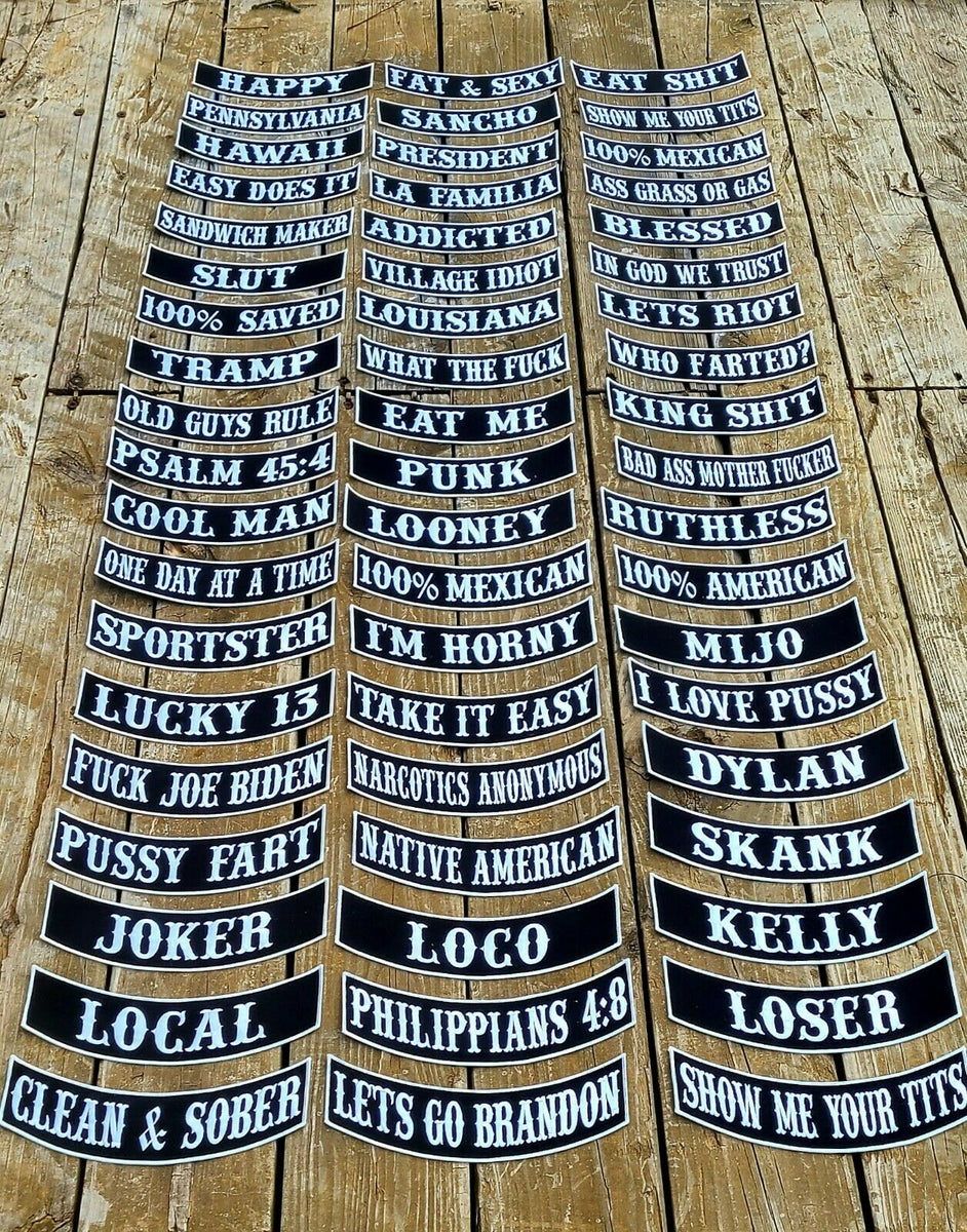 UNIQUE ROCKER PATCHES – MXBOOTY.com